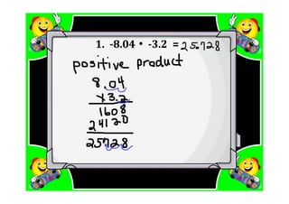 M7 lesson 1 7 multiplying & dividing rational numbers pdf | PDF