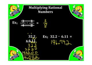 M7 lesson 1 7 multiplying & dividing rational numbers pdf | PDF