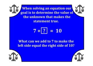 M7 lesson 2 3 solve equations pdf part 1 | PDF