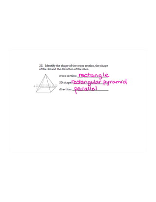 M7 study guide 4 b area volume surface area with answers | PDF