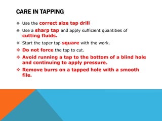 M7 Tapping and Threading.ppt
