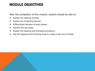 M7 Tapping and Threading.ppt