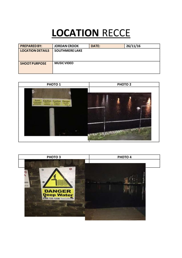 location recce | PDF