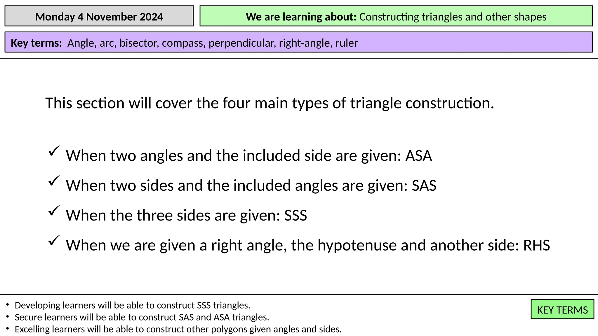 M8 - Contructing-triangles.pptx mathematics for grade 8 | PPTX