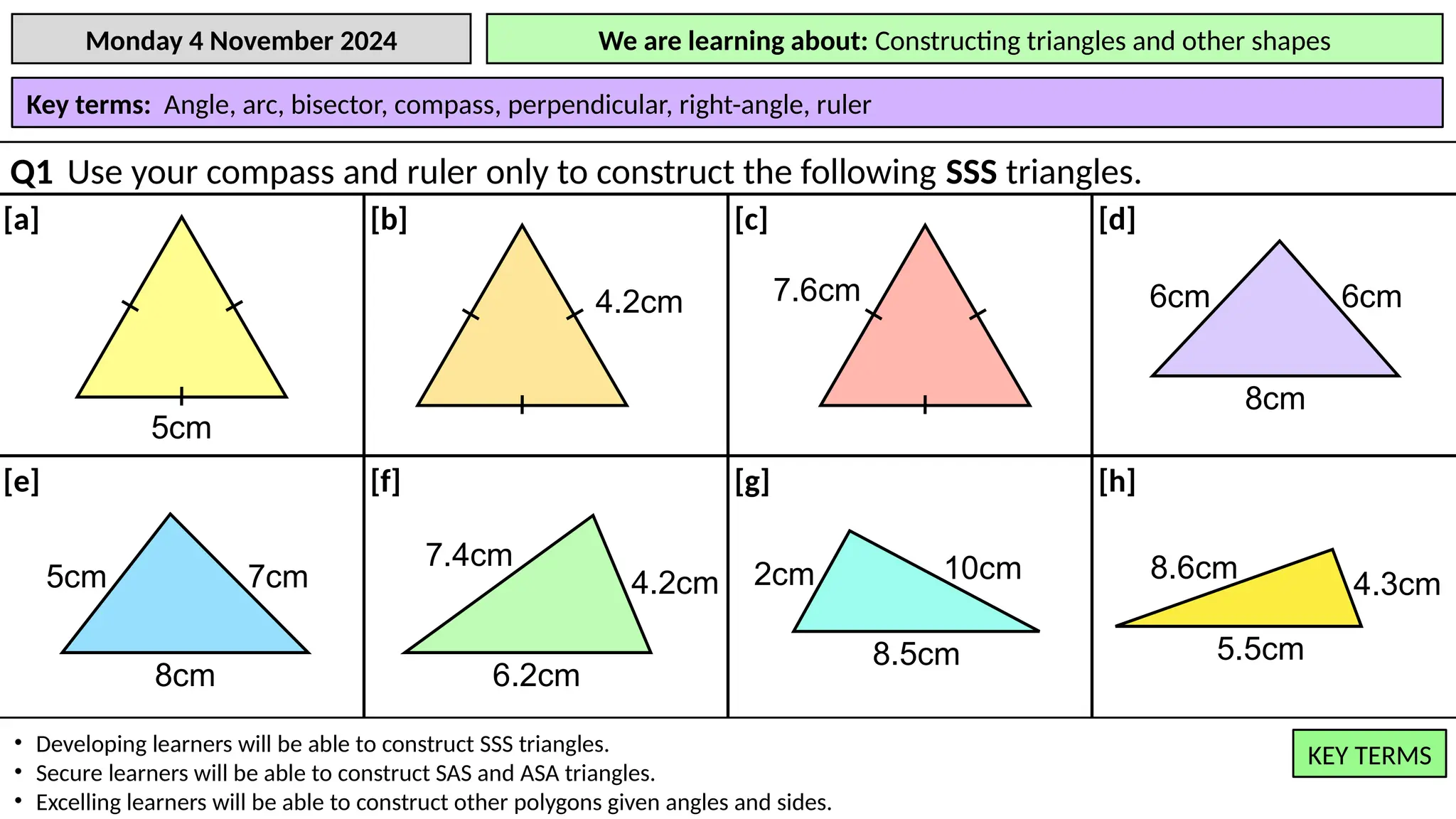 M8 - Contructing-triangles.pptx mathematics for grade 8 | PPTX