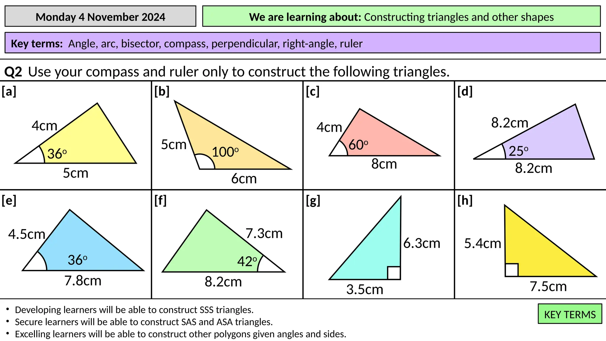 M8 - Contructing-triangles.pptx mathematics for grade 8 | PPTX