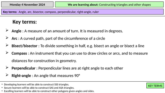 M8 - Contructing-triangles.pptx mathematics for grade 8 | PPTX ...