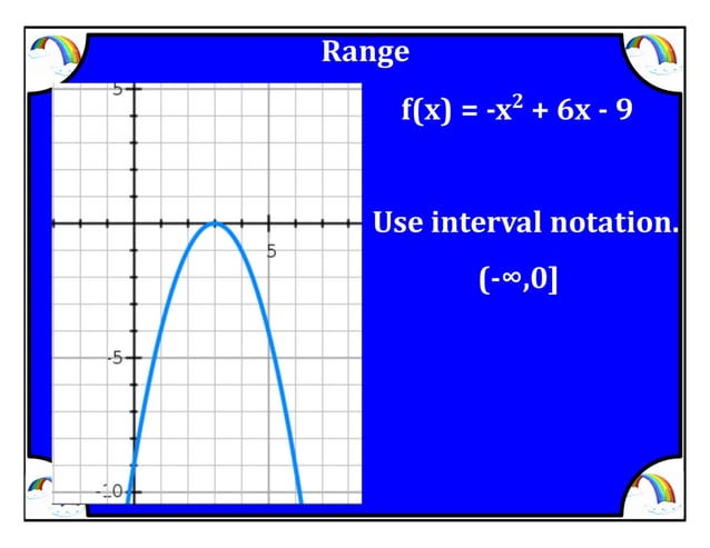 M8 acc lesson 3 6 quadratic functions and critical features np | PPT