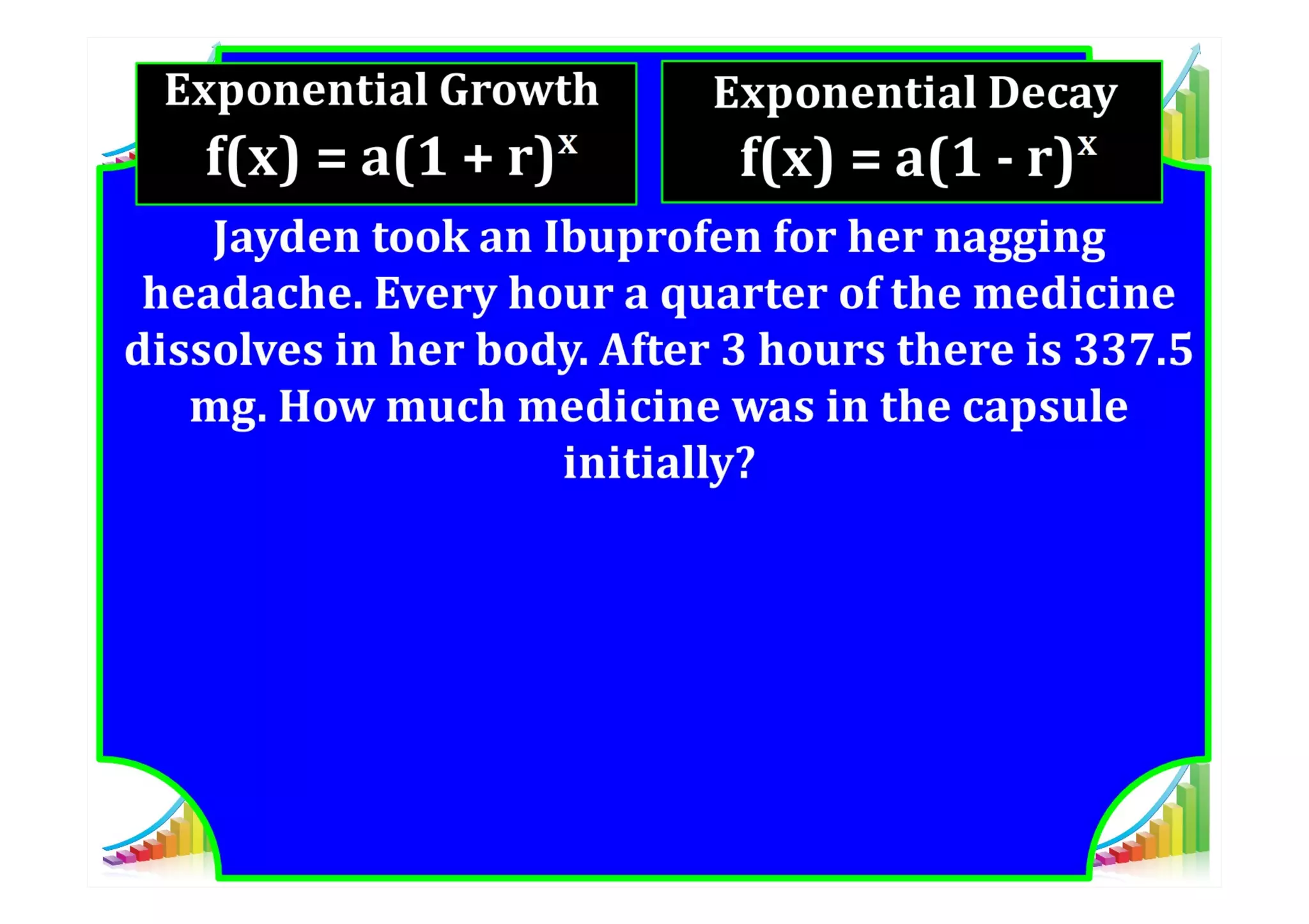 M8 acc lesson 4 3 exponential function applicationss | PPT