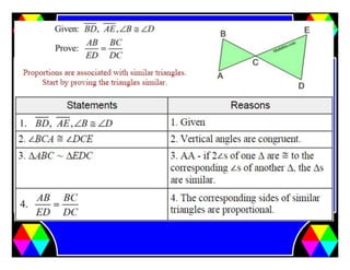 M8 acc lesson 8 6 similar triangles ss | PPT