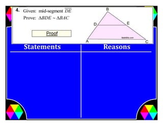 M8 acc lesson 8 6 similar triangles ss | PPT