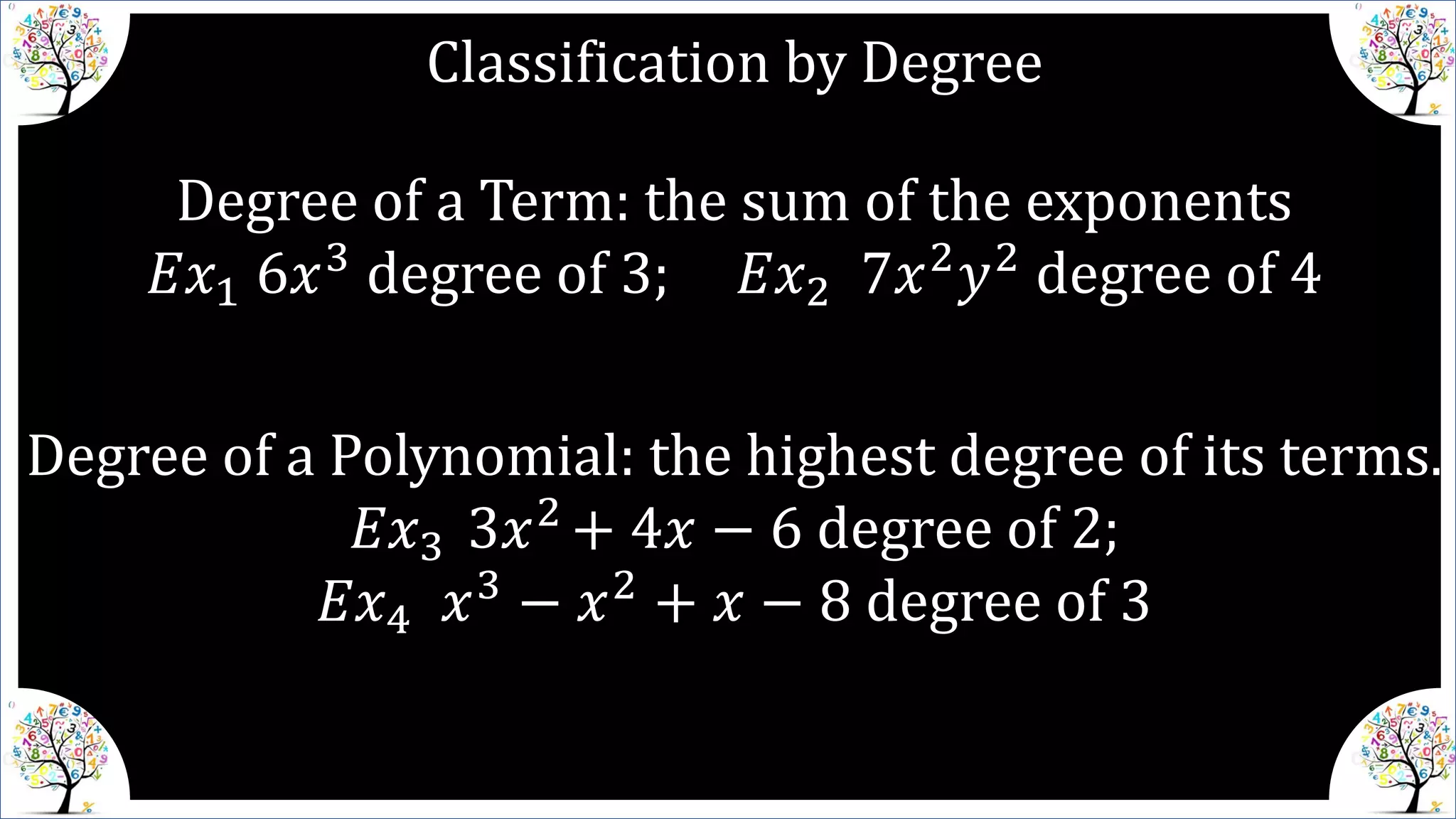 M8 adv lesson 1 1 classify, add & subtract polynomials | PDF