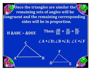 M8 adv lesson 5 8 similar figures & scael factor ss | PPT