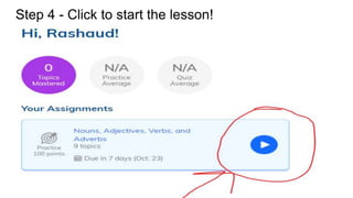 NoRedInk Sign Up Instructions | PPT