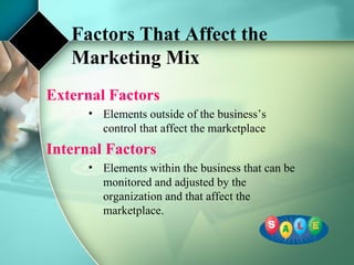 M8 L1 Marketing Mix | PPT
