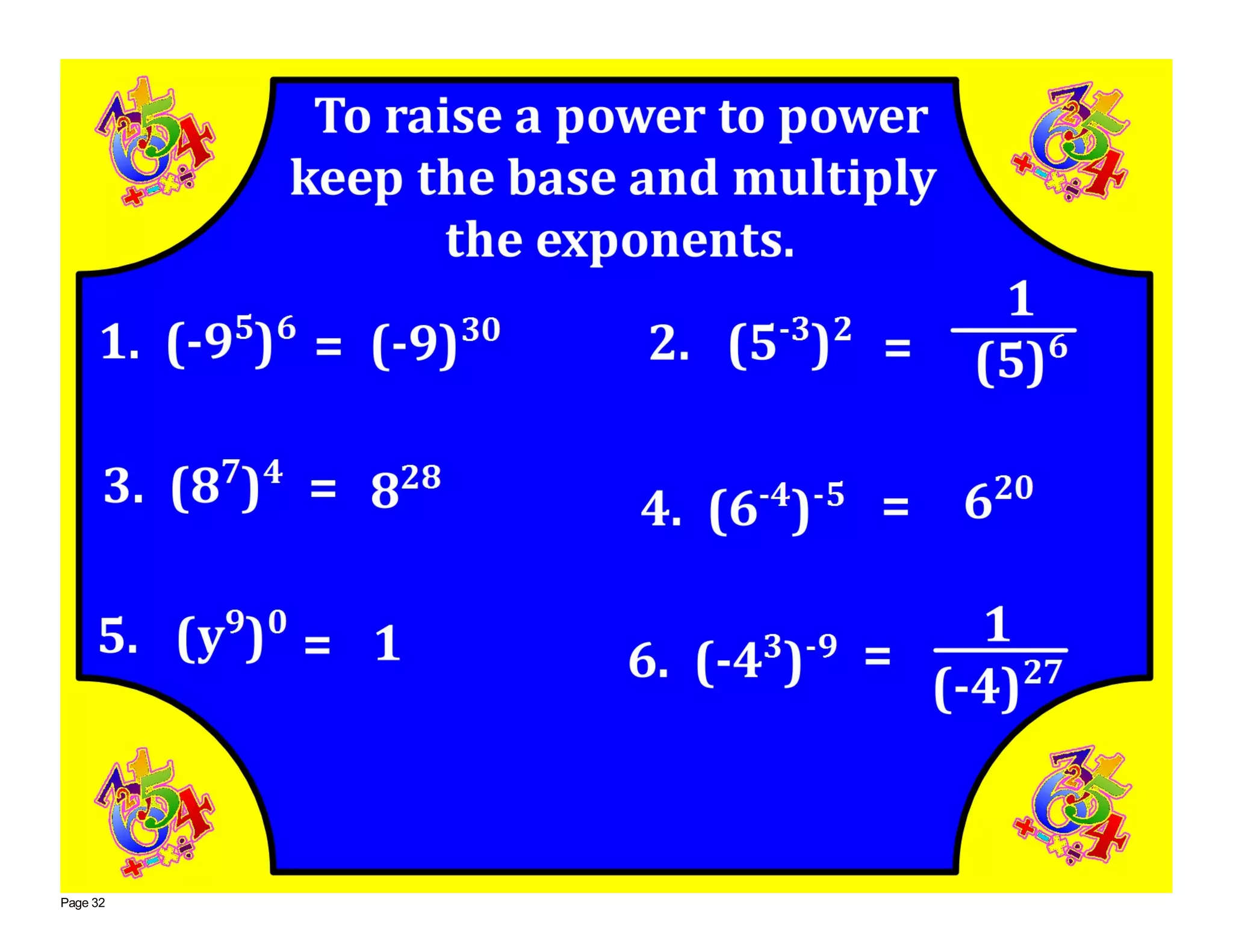 M8 lesson 1 3 simplify exponents | PDF