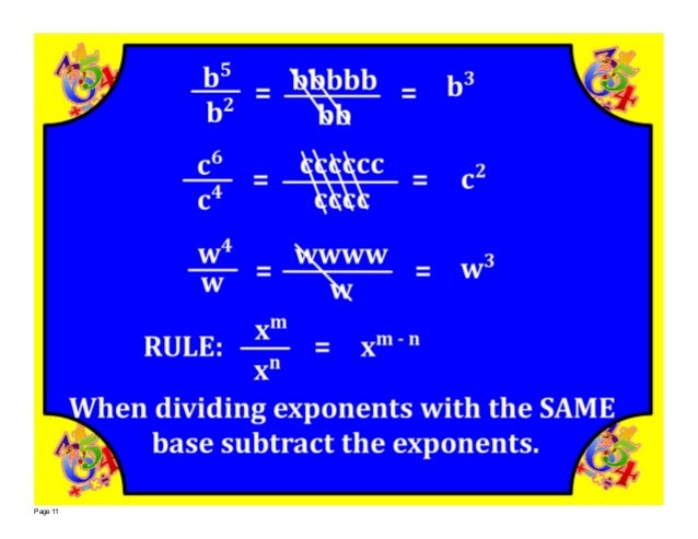 M8 lesson 1 3 simplify exponents