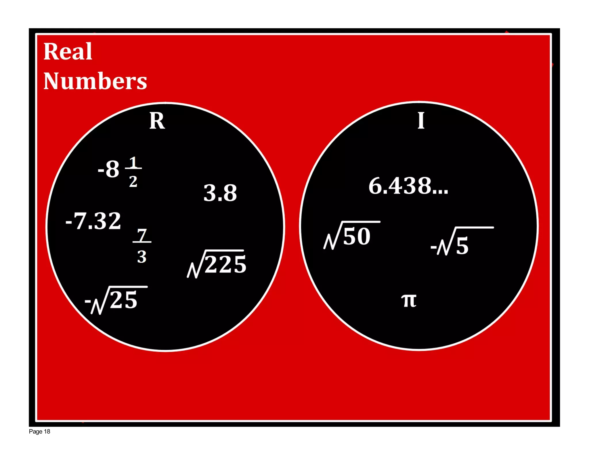 M8 lesson 1 8 real numbers | PPT