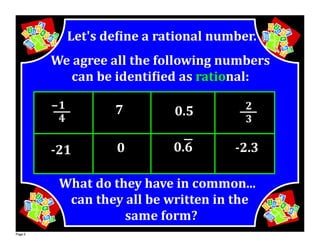 M8 lesson 1 8 real numbers | PPT
