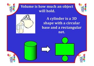 M8 lesson 2 13 volume of cylinder pdf | PDF
