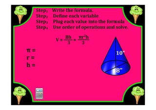 M8 lesson 2 14 volume of cones | PPT