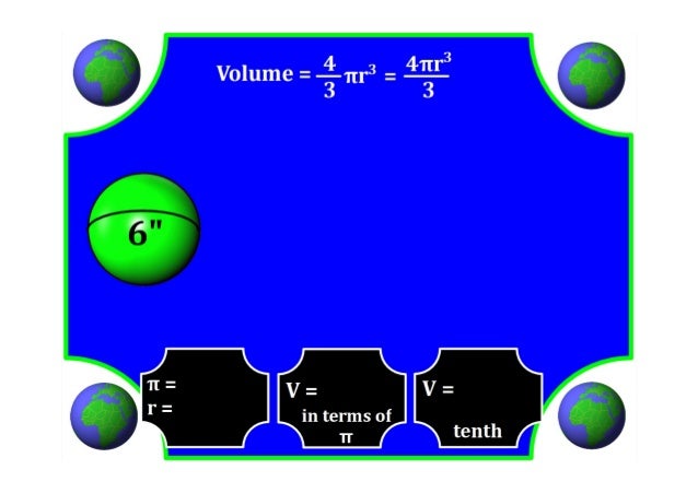 M8 lesson 2 3 volume of spheres