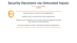 Secure Code Warrior - Security decisions via untrusted inputs | PPTX ...