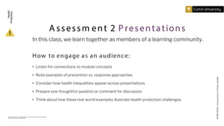 PUBH1000 Slides - Module 8: Health Protection | PDF