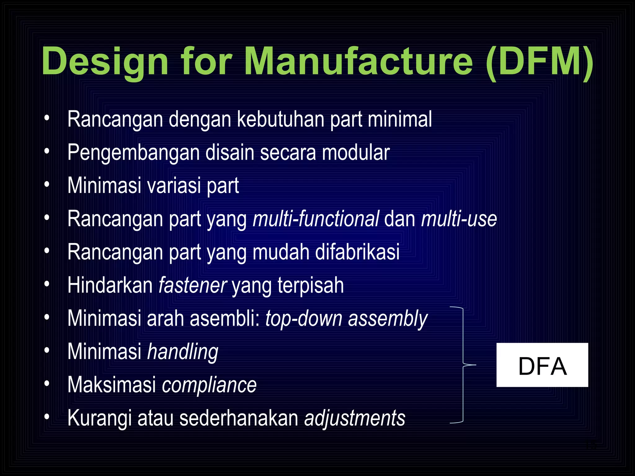 M9 dfm dan diagram teknik industri | PPT