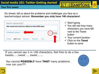 Twitter for educational purposes -A tutorial | PPTX