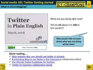 Twitter for educational purposes -A tutorial | PPTX