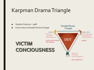 Escaping the Drama Triangle - Christine Anna Rumawas | PPTX