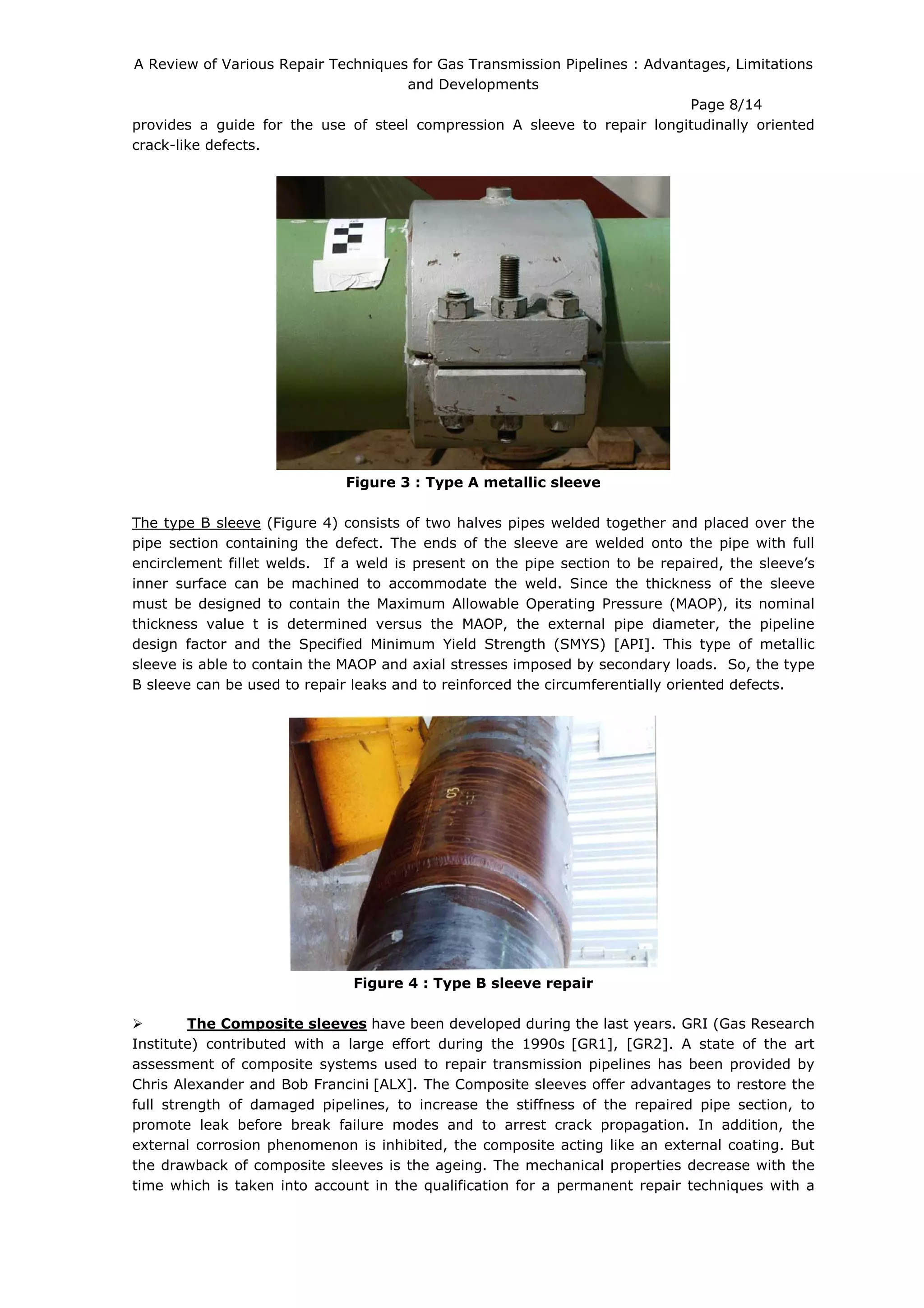 Pipeline repair techniques | PDF