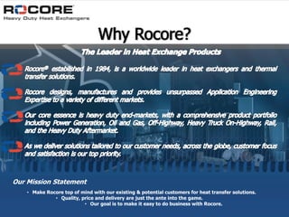 Rocore overview web site version | PPT