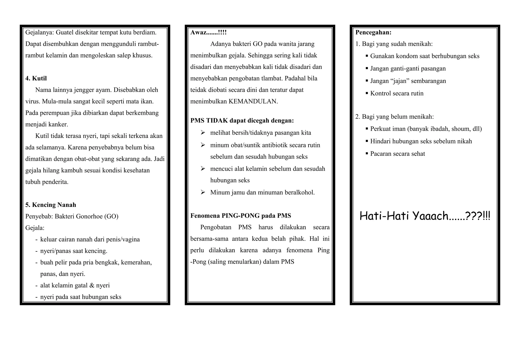 Leaflet pms | DOC