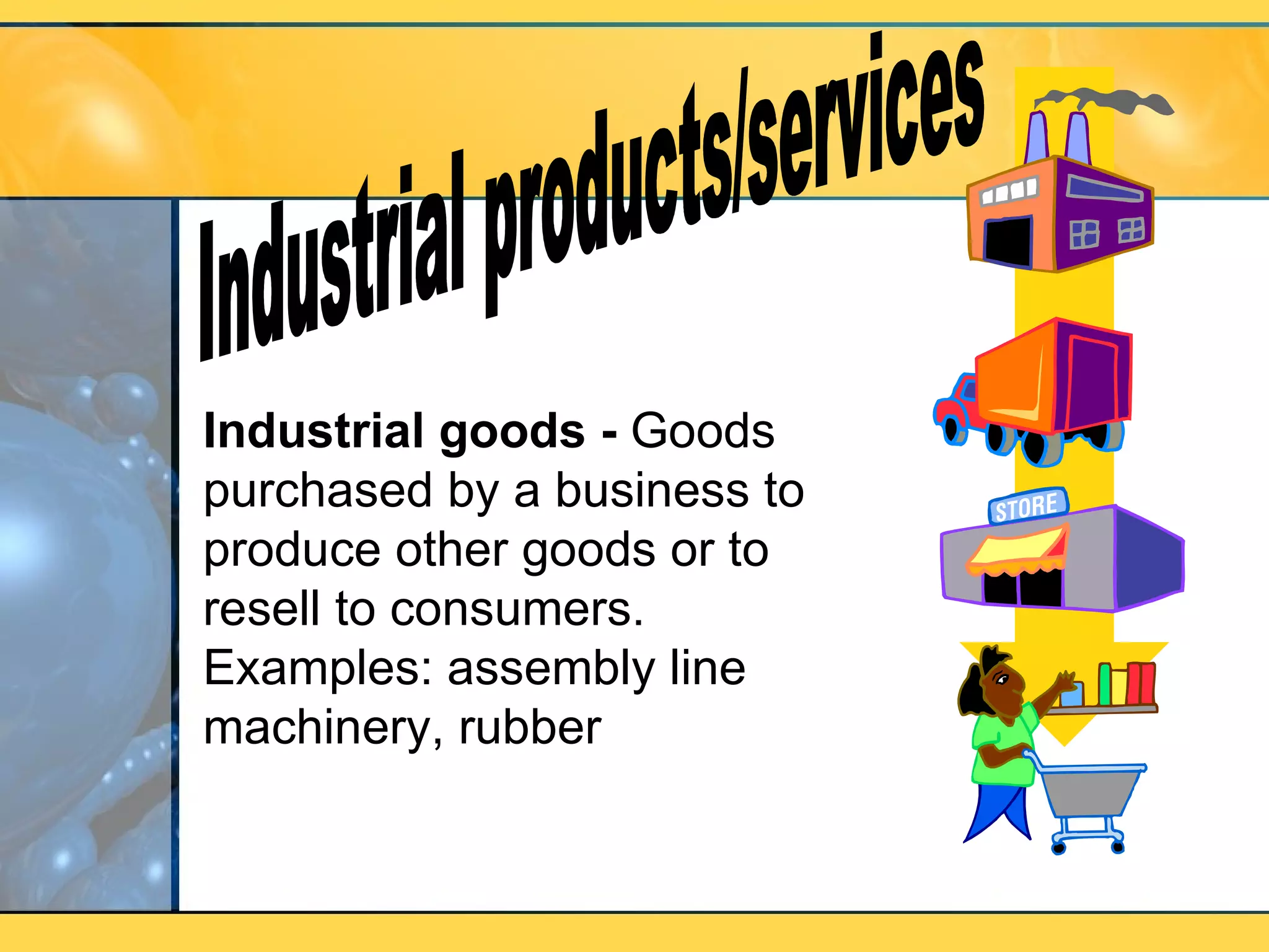 M9 L3 Classification of Products Services | PPT
