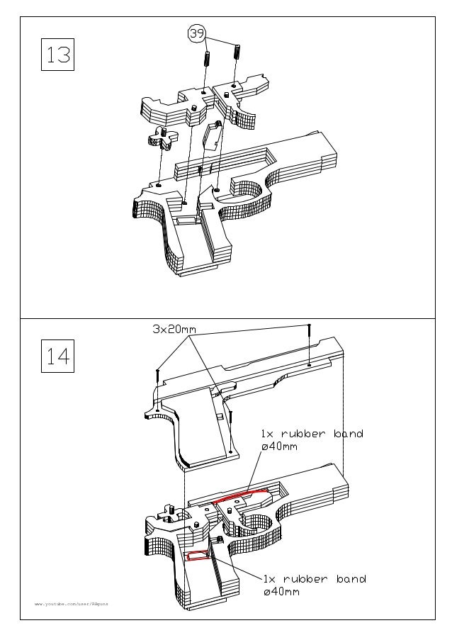 Rubber shooting blocks - corpsserre