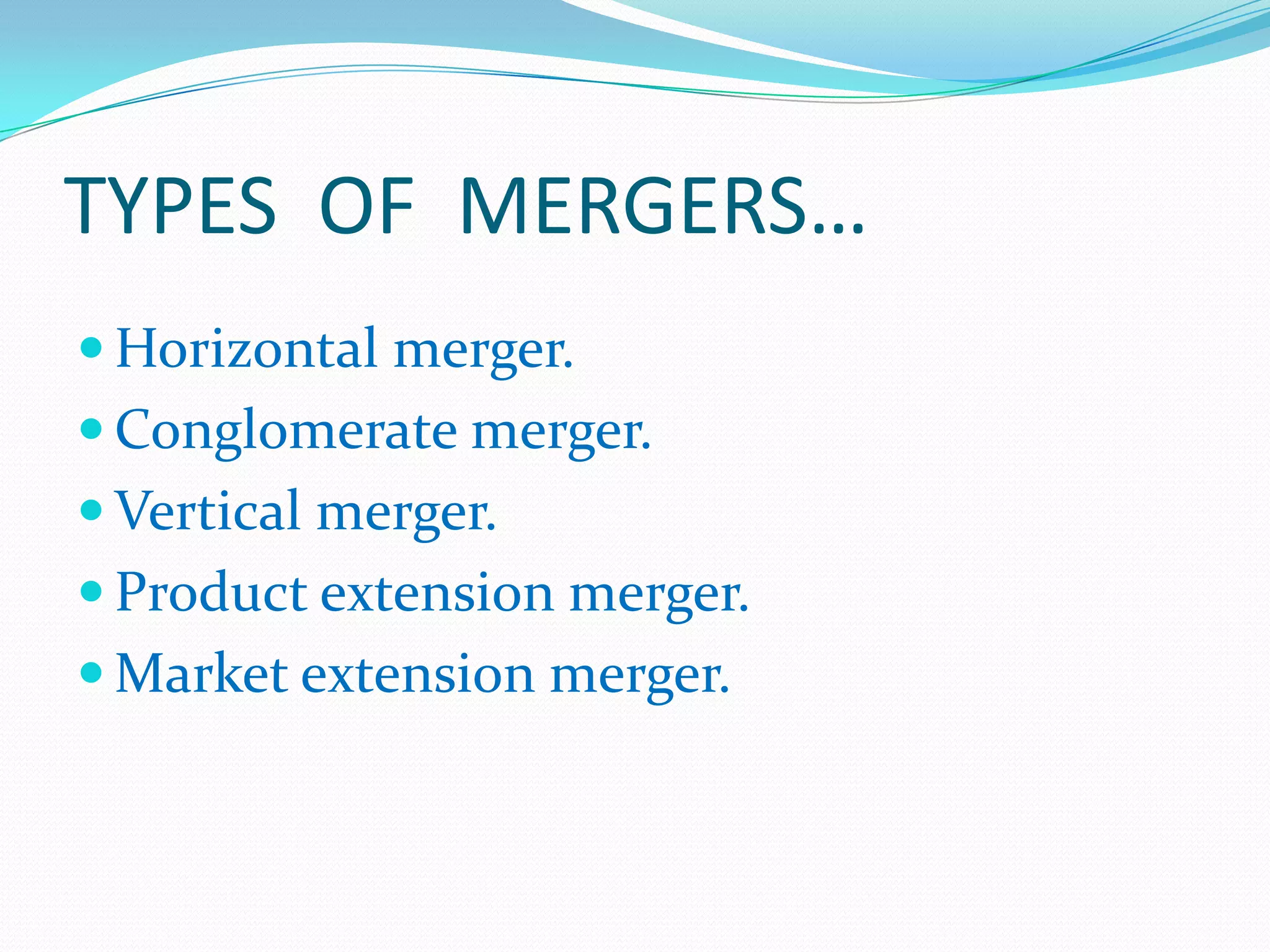 Mergers and acquisitions | PPTX