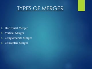 Merger and analysis ppt | PPT