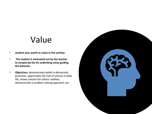 Affective Domain in taxonomy of educational objectives | PPT