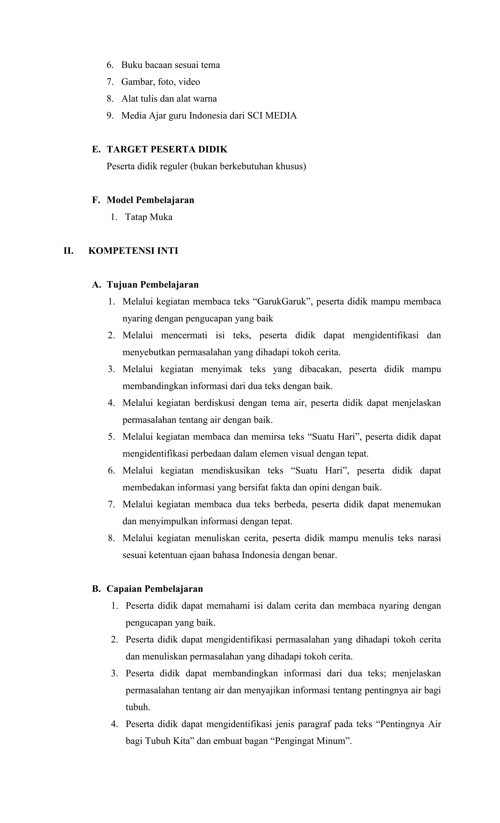 MA - BAB 8.pdf bahasa indonesia kelas 4 a | PDF