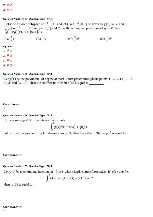 GATE Math 2015 Question Paper | Sourav Sir's Classes | PDF