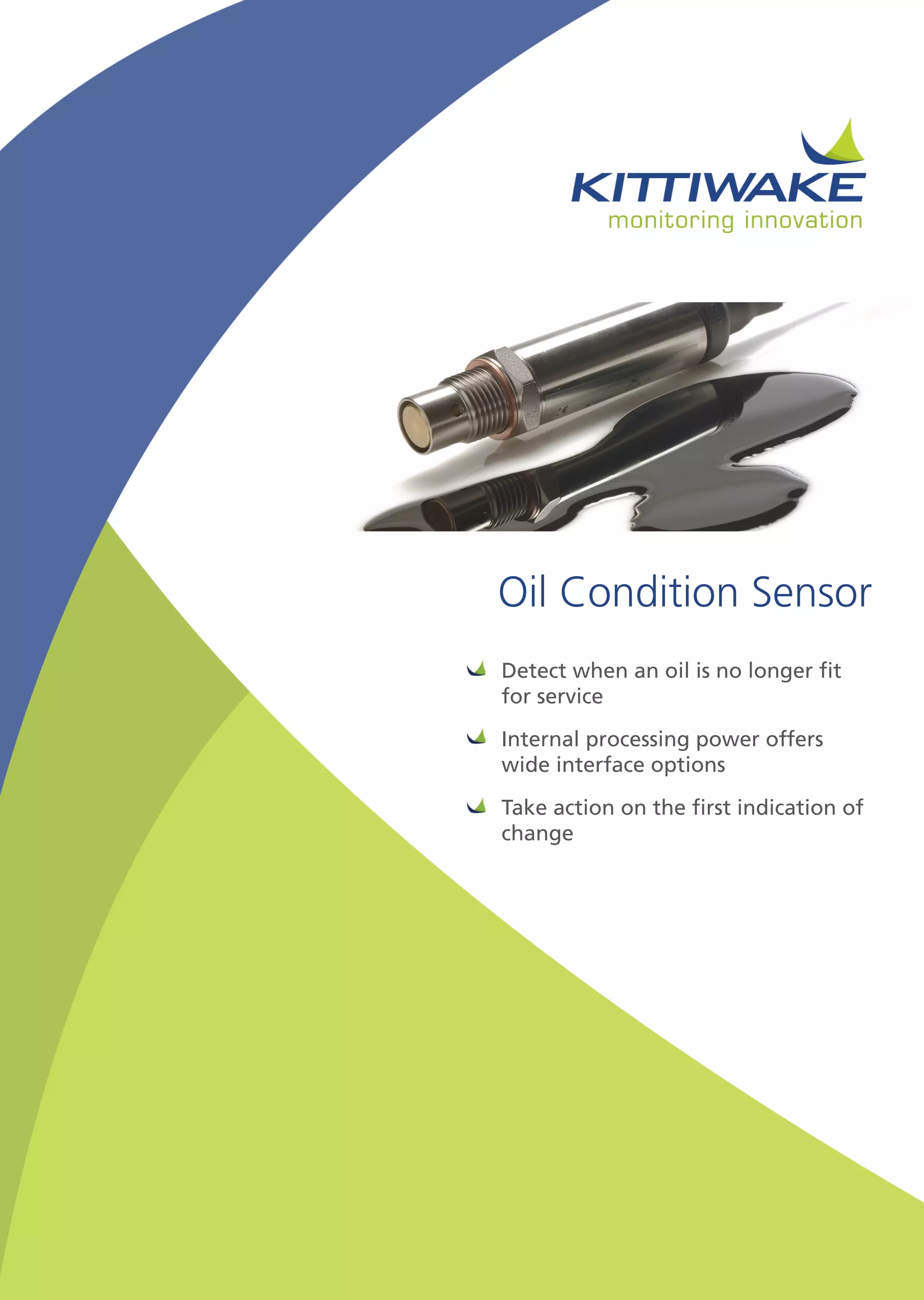 Parker Kittiwake Oil Condition Sensor Brochure | PDF