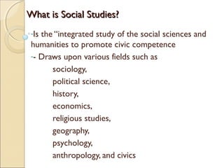 Technology In Social Studies Instruction | PPT
