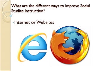 Technology In Social Studies Instruction | PPT