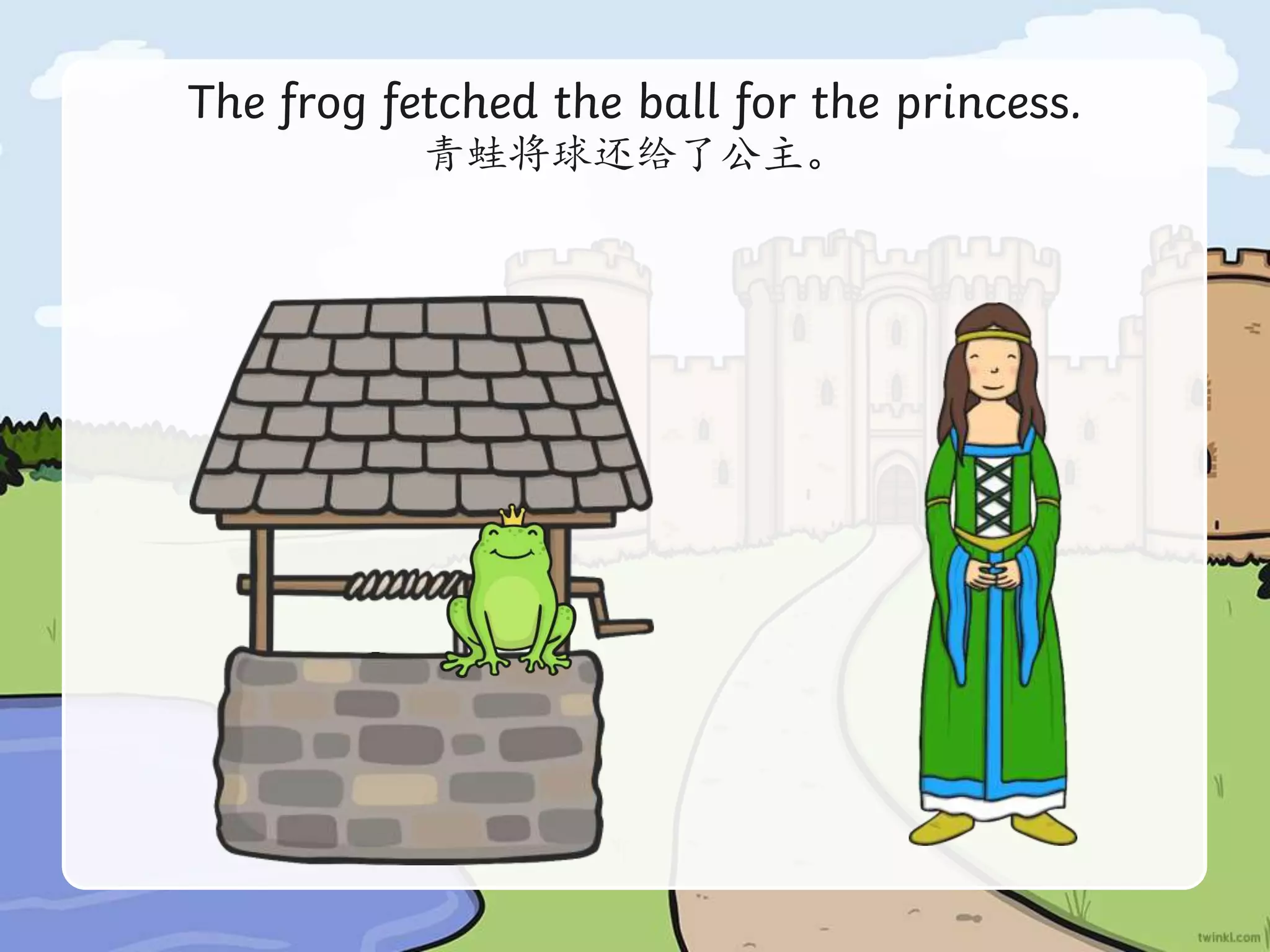 the frog prince story powerpoint english mandarin chinese | PPT | Free ...