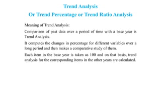 Management Accounting - Trend Analysis - Income Statement | PPTX