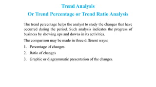 Management Accounting - Trend Analysis - Income Statement | PPTX