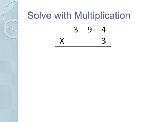 problem solving: multiplication | PPTX | Daycare and Pre-School | Parenting