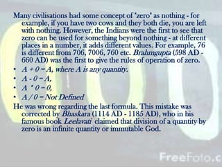 The story of Zero | PPTX